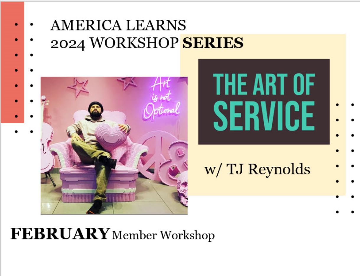 New AmeriCorps Member Artshop! The Art of Service: Reflecting on ...